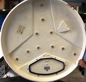 24-1166BASE-2 BASE OF RADOME 1.28M WHITE RAL 9010 FOR AL-7103 - MINS ...